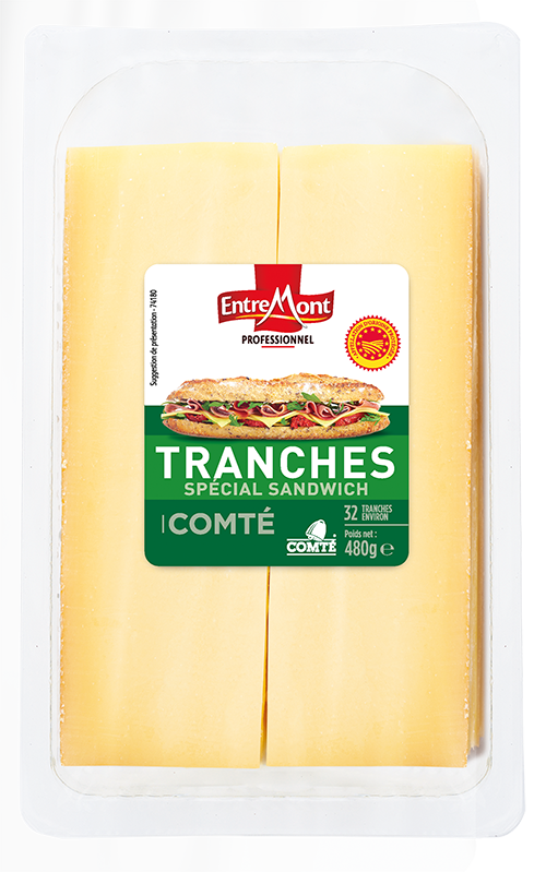 Les tranches de fromages entremont professionnel